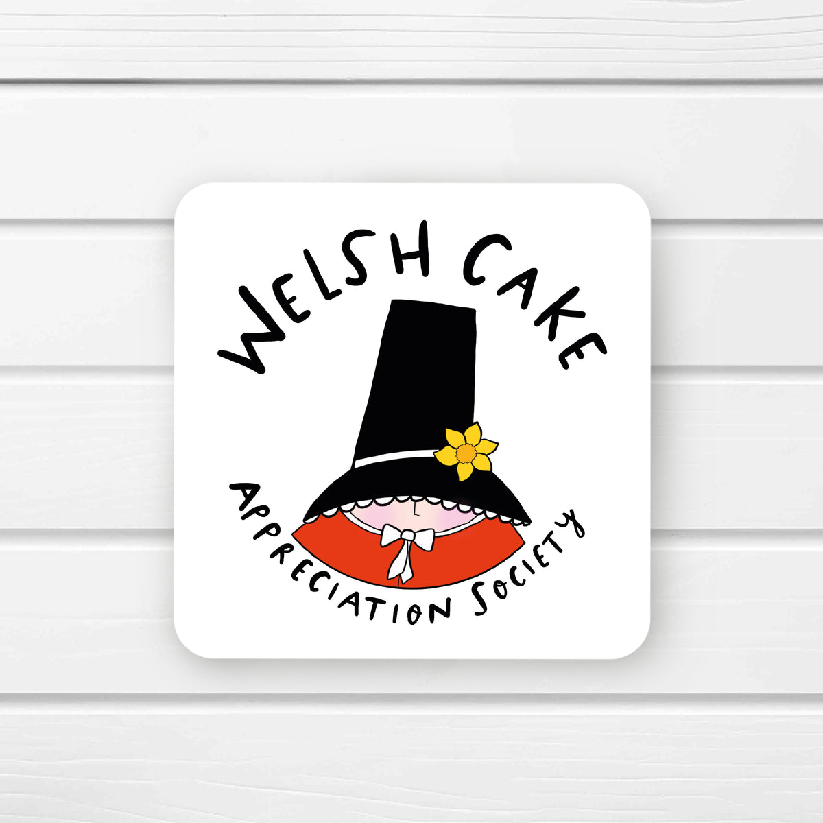 Welsh cake appreciation society coaster – Hofficraft