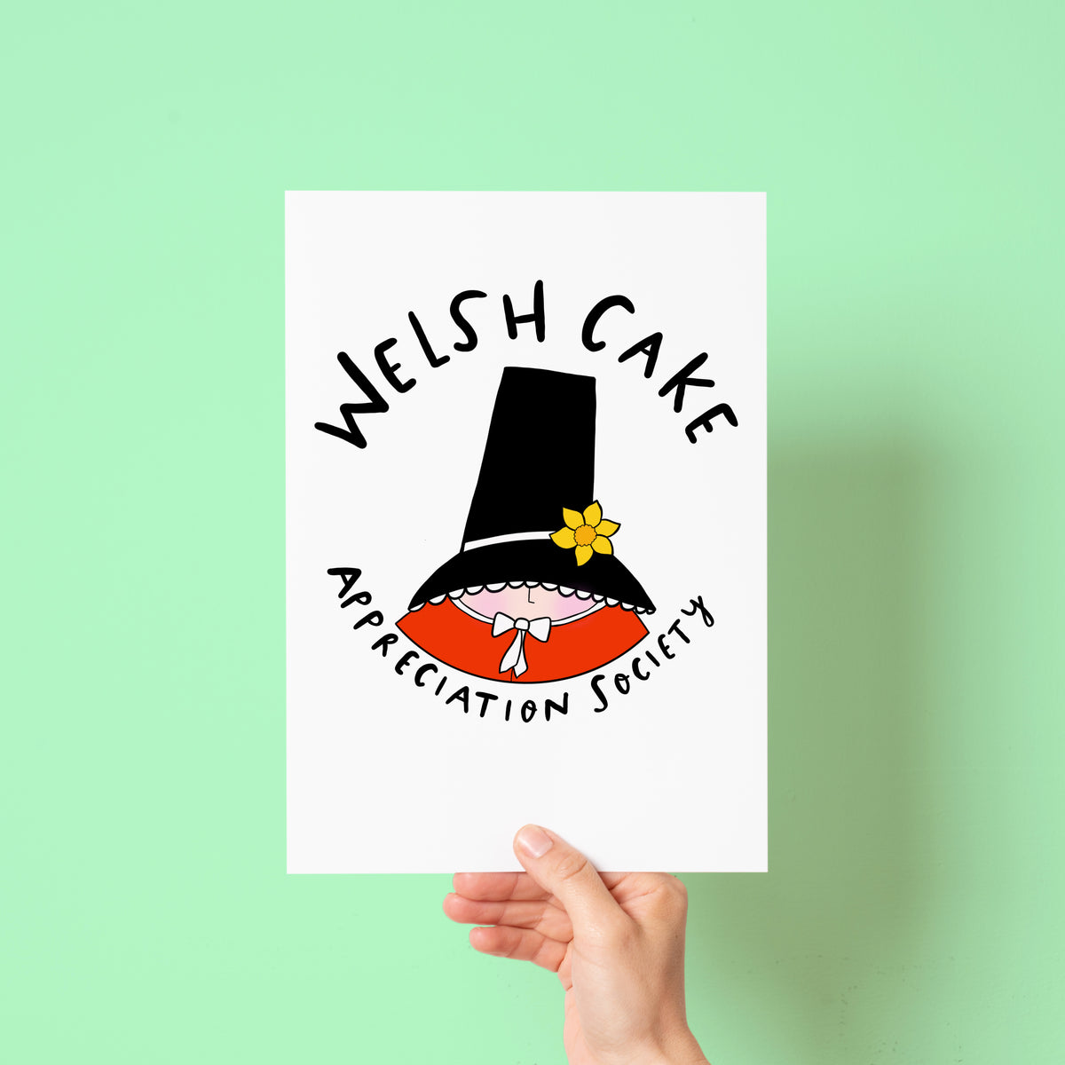 Welsh cake appreciation society print – Hofficraft